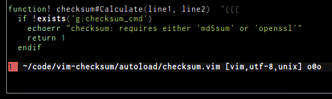 GitHub - javier-lopez/checksum.vim: Vim global plugin to cryptographically checksum files